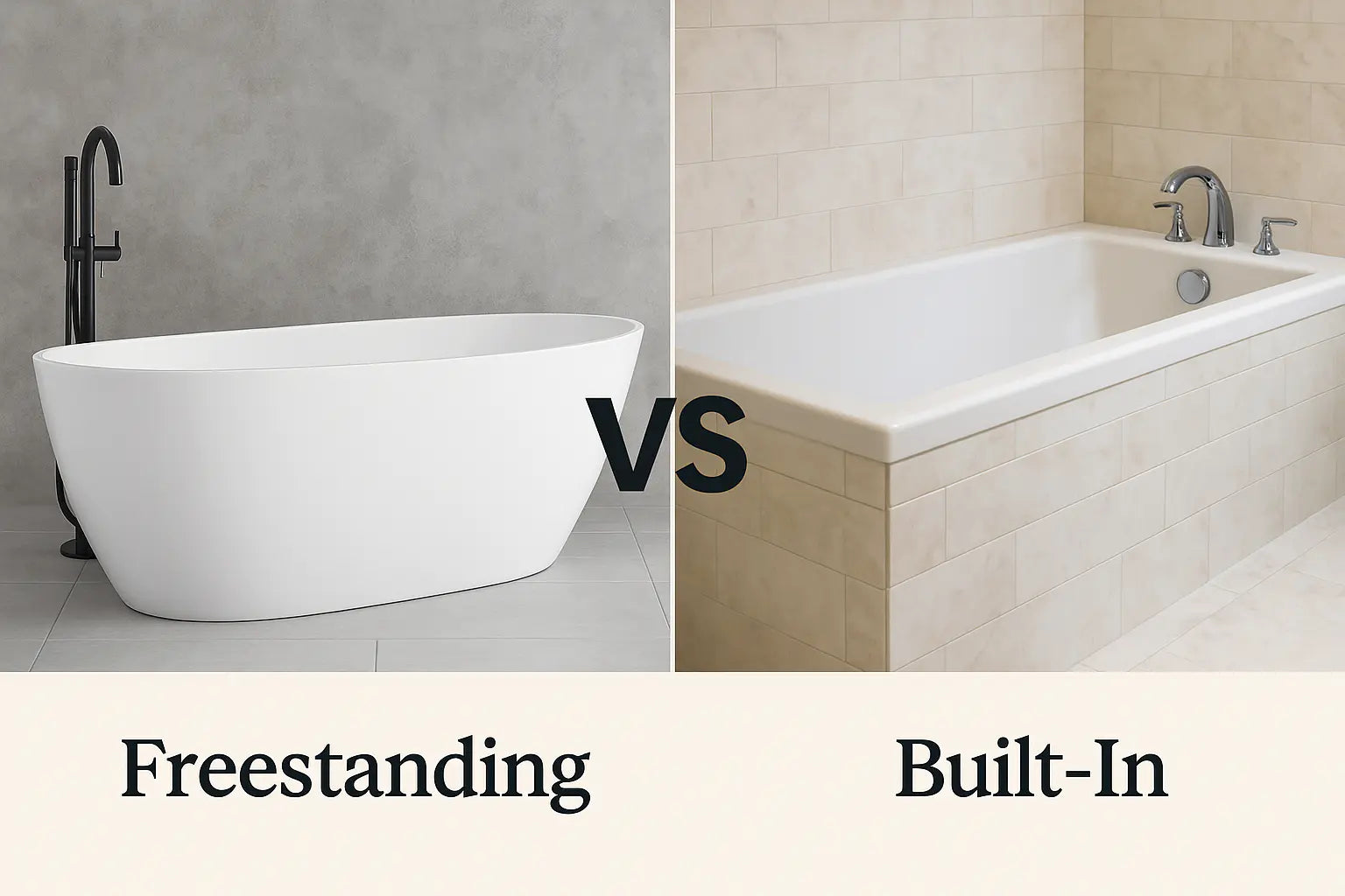 Freestanding vs. Built-In Bathtubs - Which is Right for Your Bathroom? – ADECAB